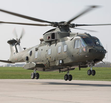 First Upgraded AW101 Merlin HC Mk3 Delivered to Royal Navy | Leonardo