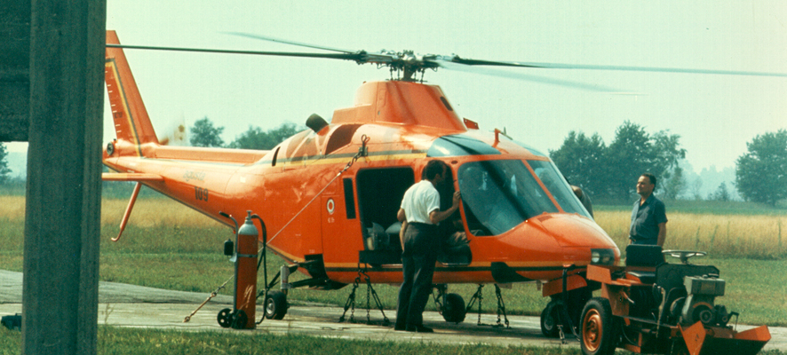 50 years since the first flight of the A109, an Italian success | Leonardo