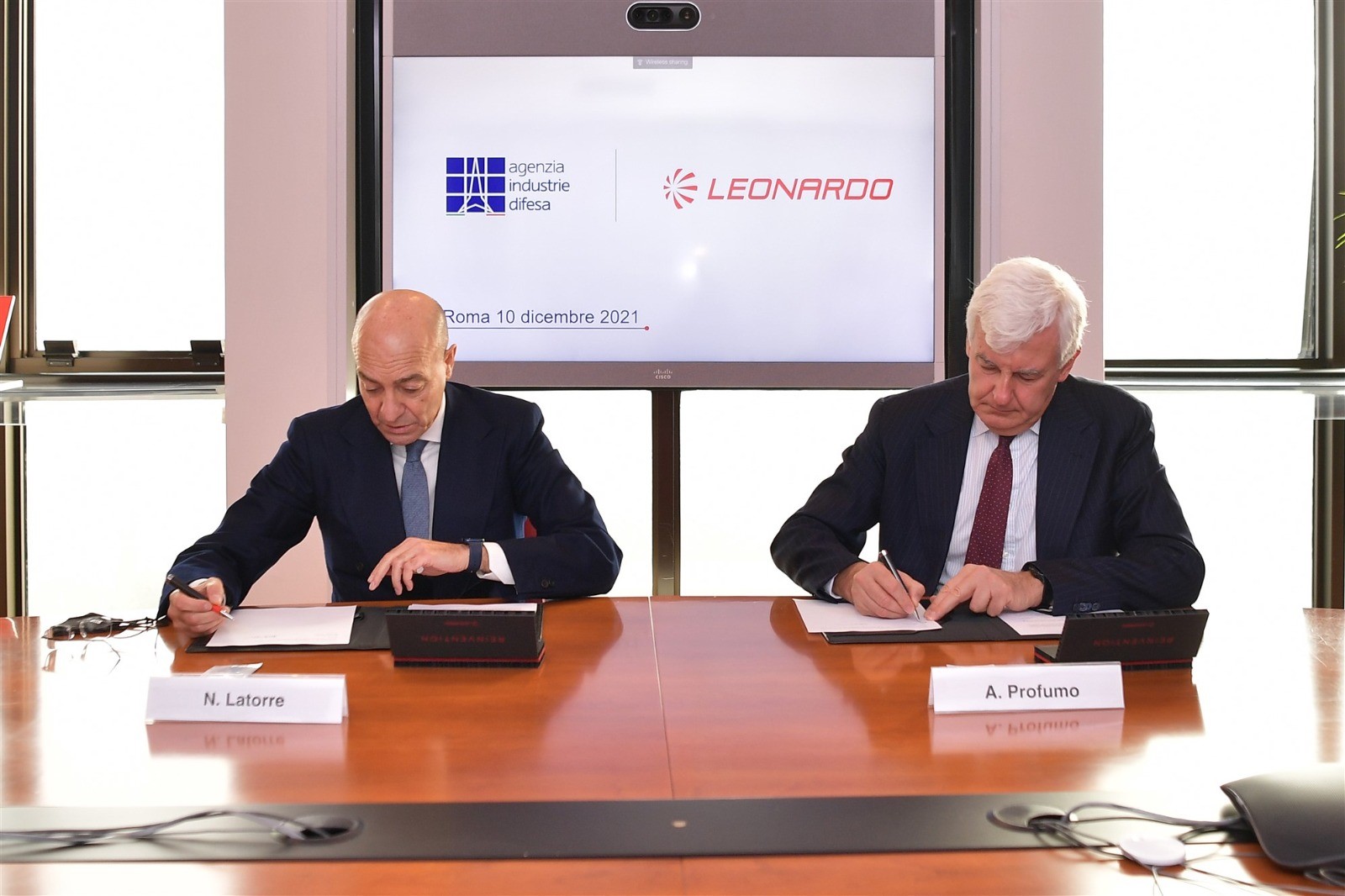 Leonardo and Agenzia Industrie Difesa strengthen their partnership ...