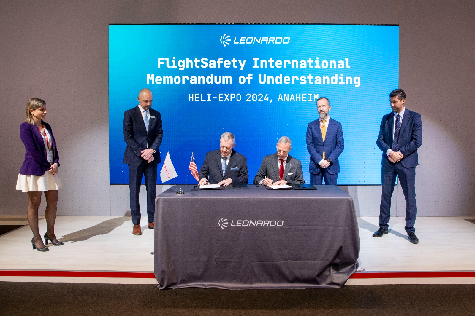 LEONARDO AND FLIGHTSAFETY INTERNATIONAL TO EVALUATE COLLABORATIONS IN ...