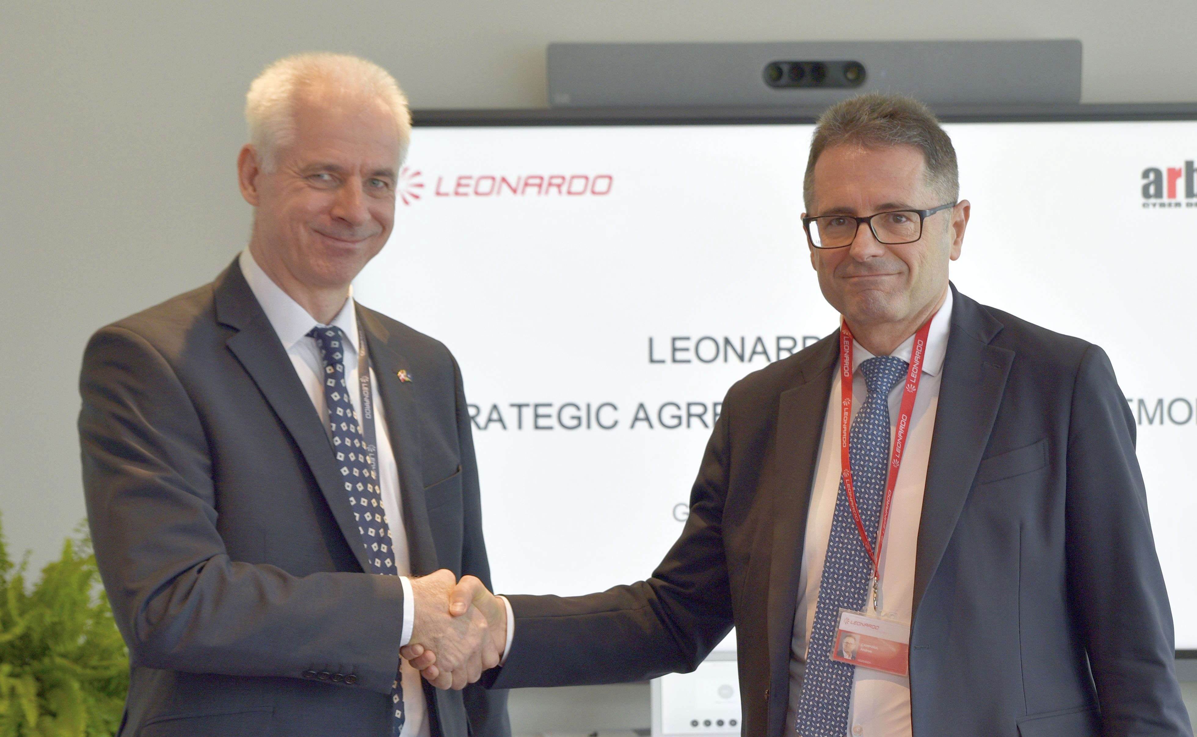 Leonardo: strategic agreement with Arbit Cyber Defence Systems for the ...
